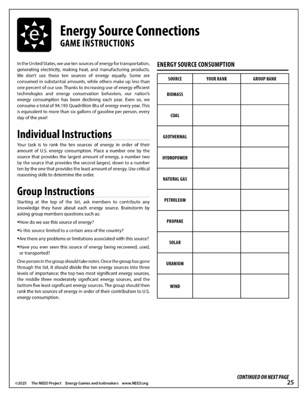 Energy Games and Icebreakers (Free PDF Download) · National Energy ...