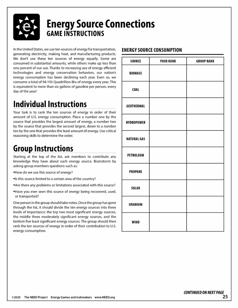 Energy Games and Icebreakers (Free PDF Download) · National Energy ...
